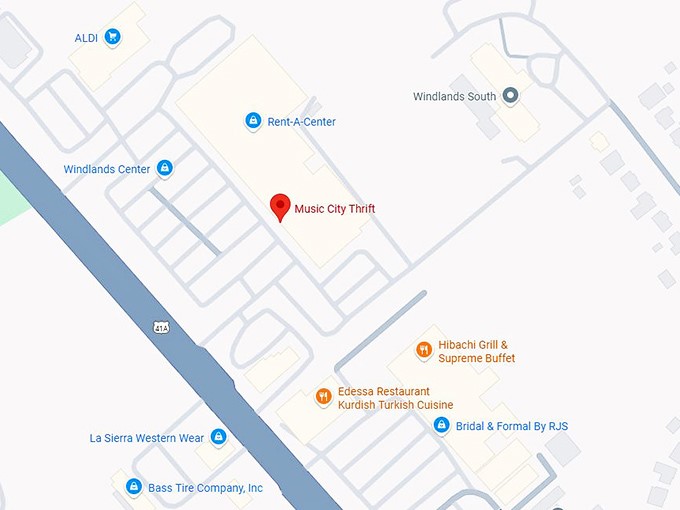 16. music city thrift map