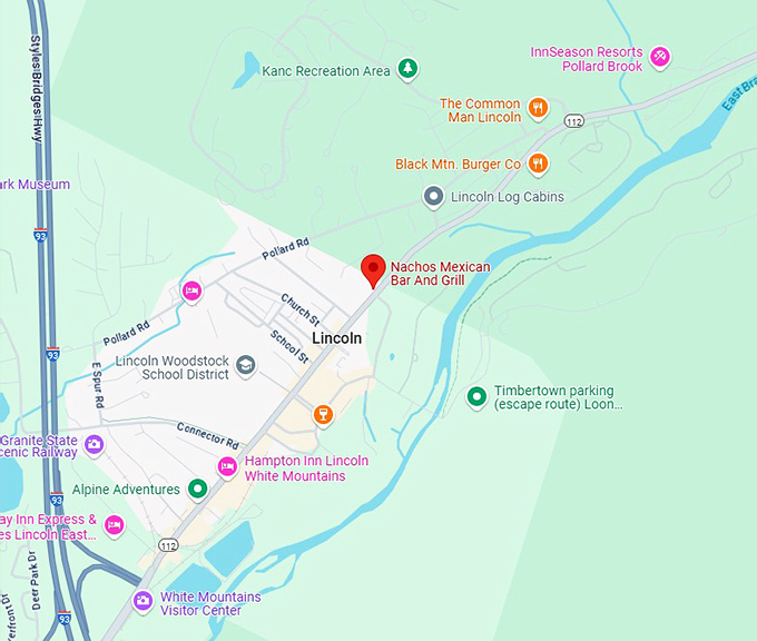 16. nachos mexican bar and grill map