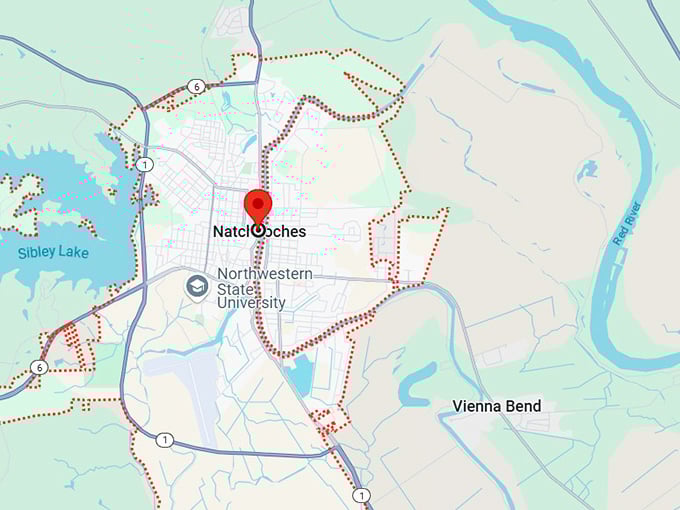 16. natchitoches map