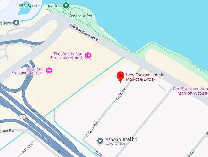 16. new england lobster market & eatery map