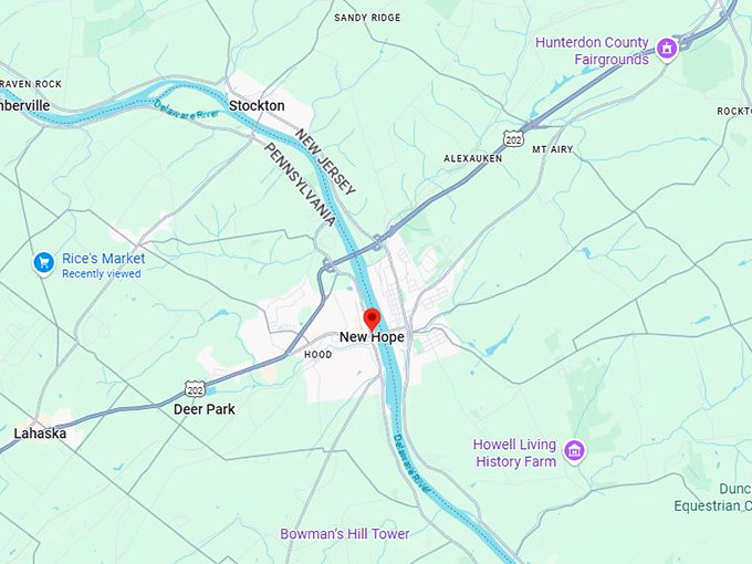 16. new hope pa map