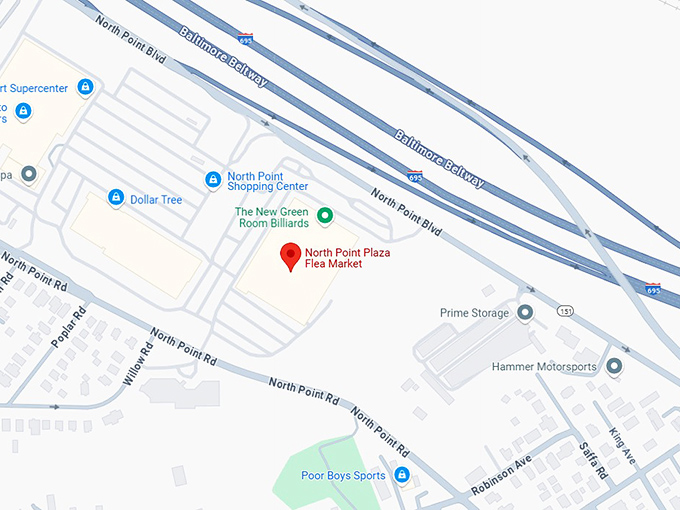 16. north point plaza flea market map