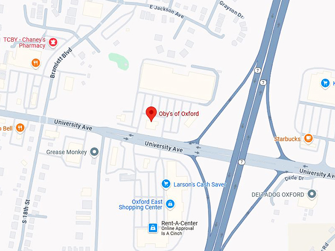 16. oby's of oxford map