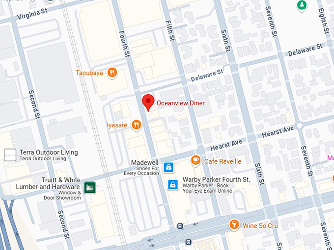 16. oceanview diner map