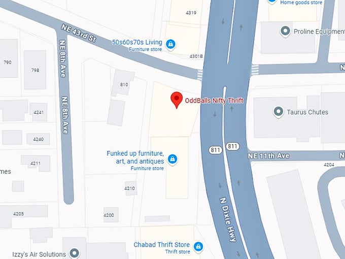 16. oddballs nifty thrift map