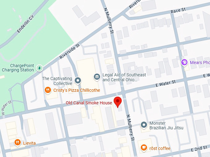 16. old canal smoke house map