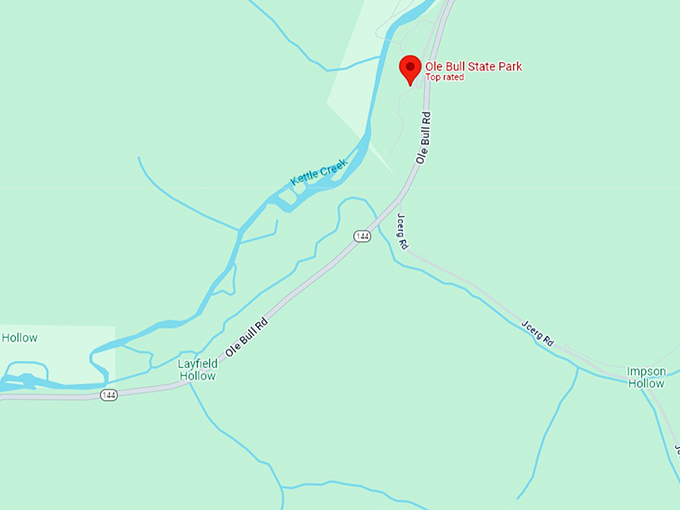 16. ole bull state park map