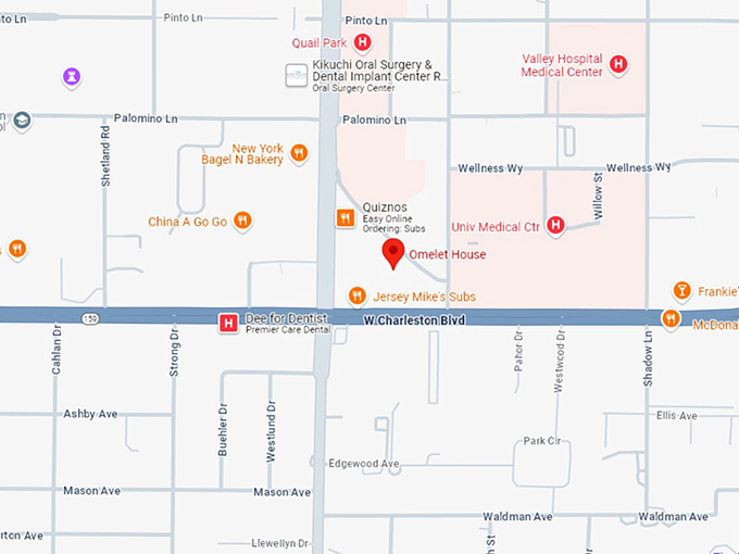 16. omelet house map