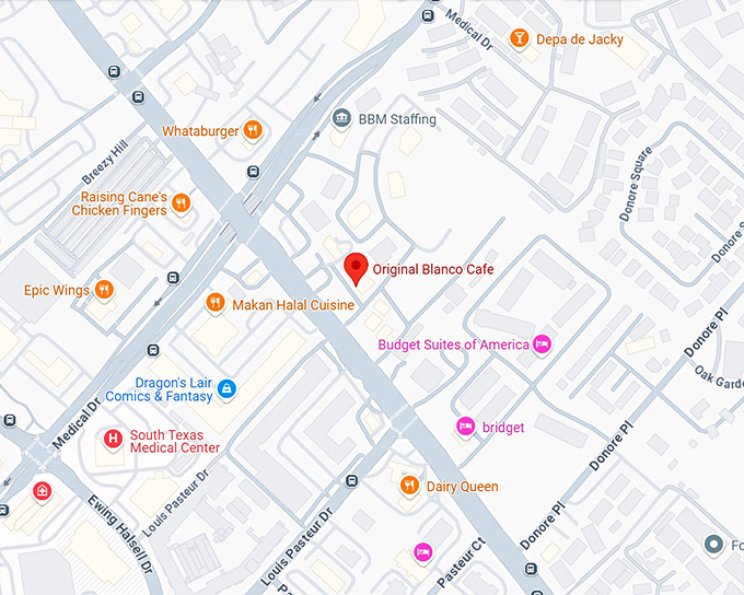 16. original blanco cafe map