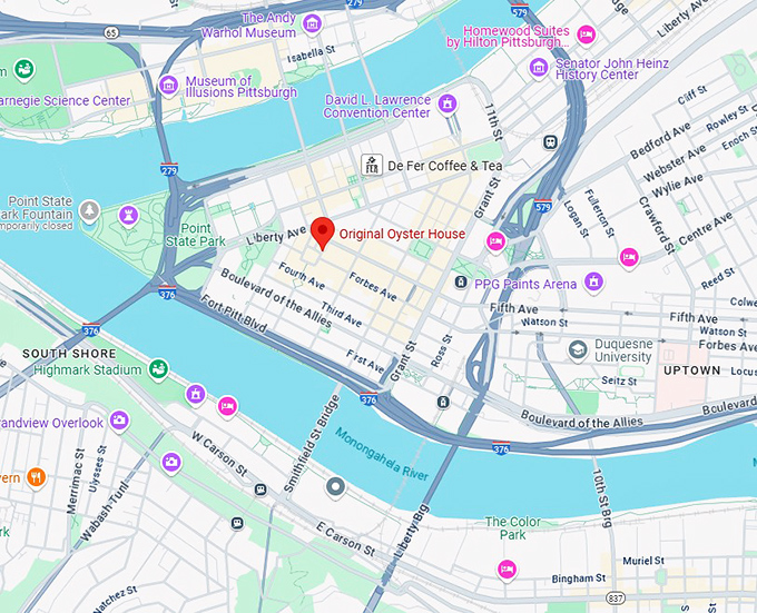 16. original oyster house map