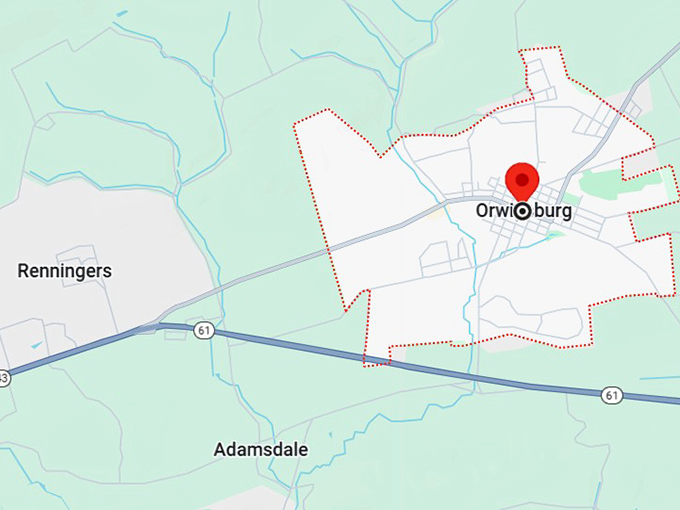 16. orwigsburg, pa map