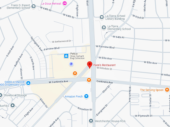 16. pann's restaurant map