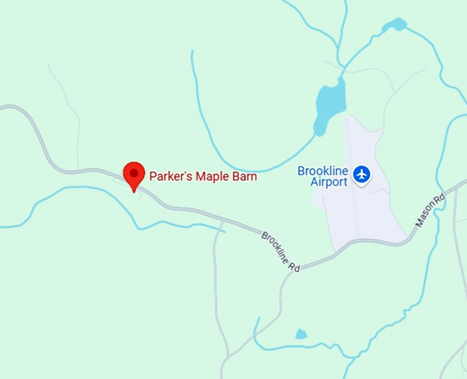 16. parker's maple barn map