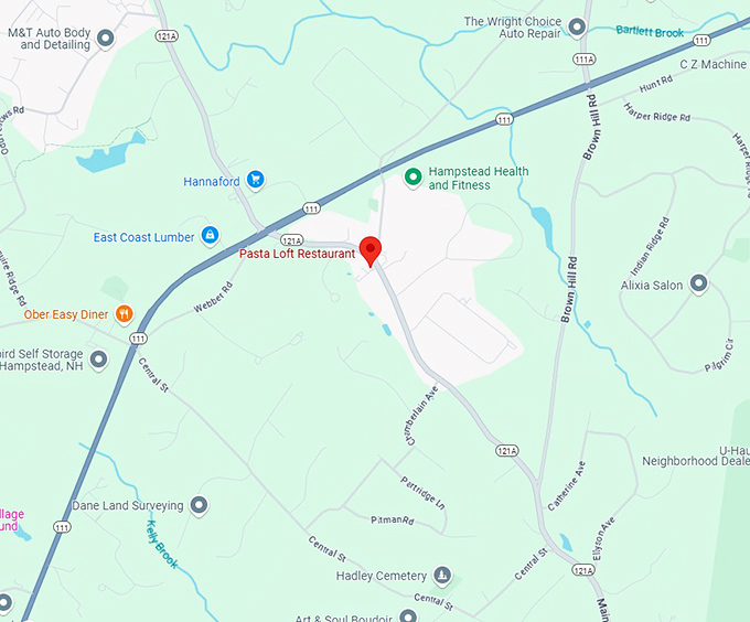 16. pasta loft restaurant map
