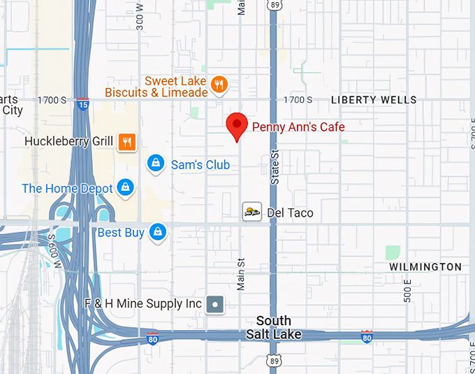 16. penny ann's cafe map