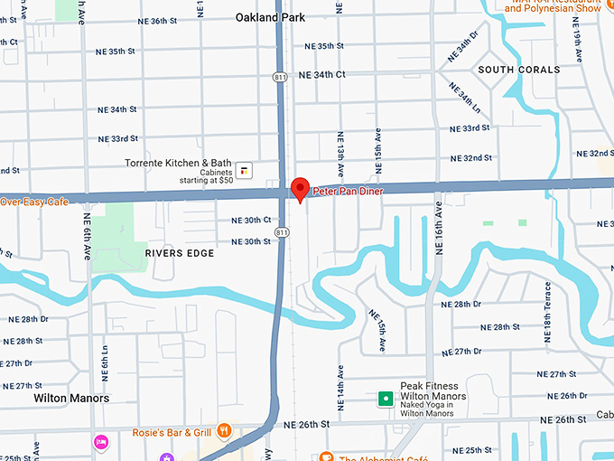16. peter pan diner map
