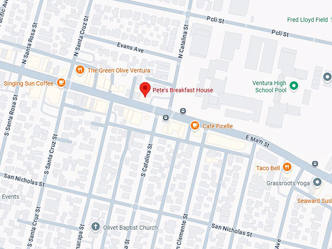 16. pete's breakfast house map