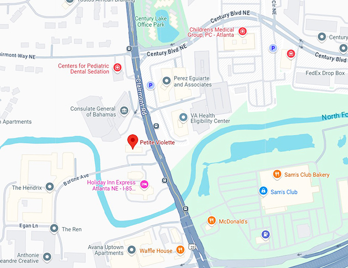 16. petite violette map