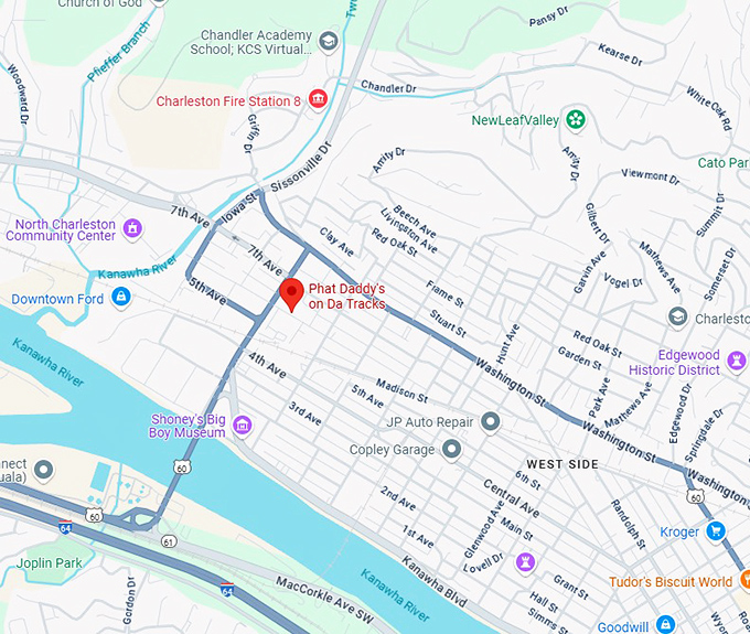 16. phat daddy's on da tracks map