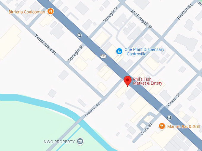 16. phil's fish market & eatery map