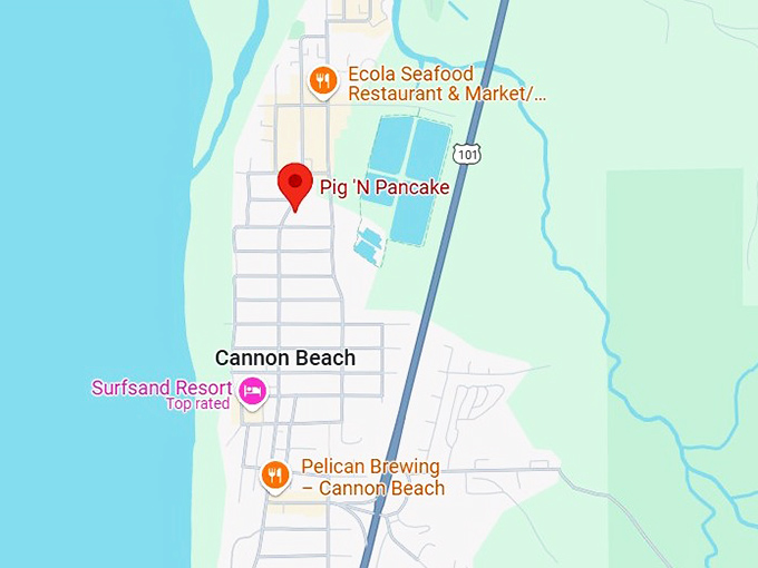 16. pig 'n pancake map