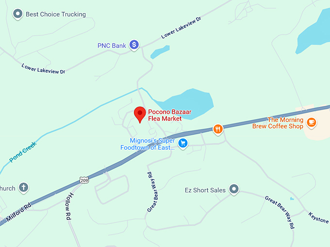 16. pocono bazaar flea market map