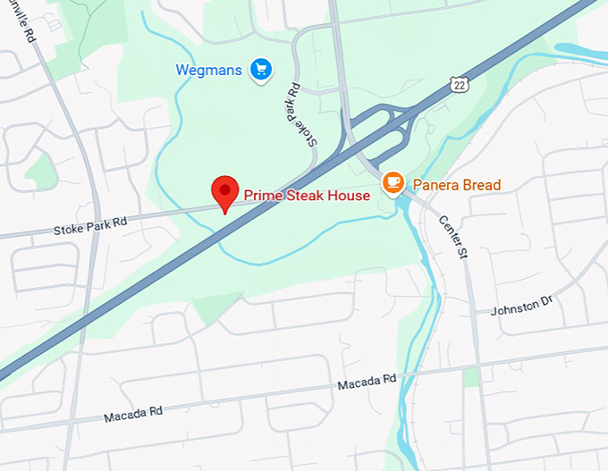 16. prime steak house map