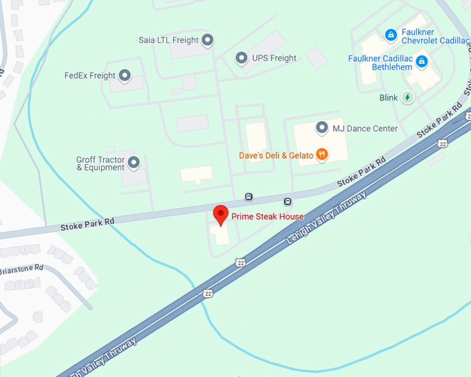 16. prime steak house map