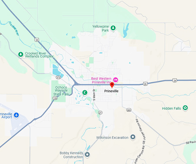 16. prineville map