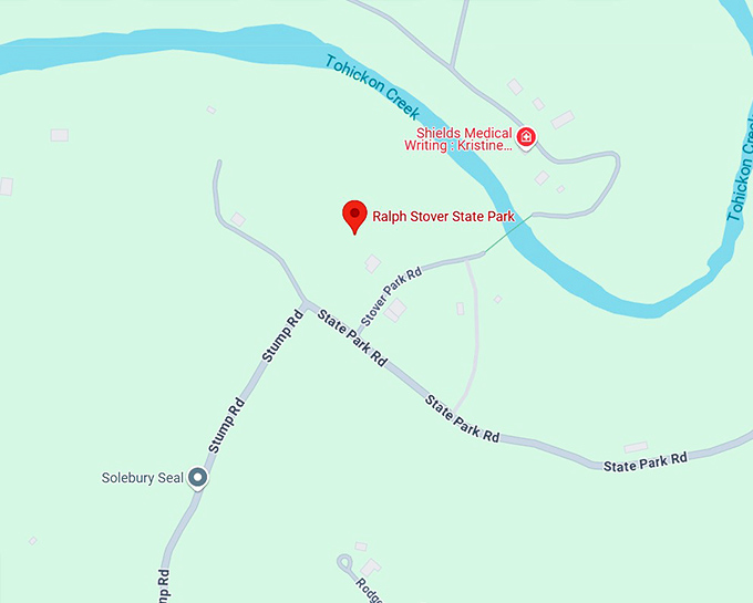 16. ralph stover state park map