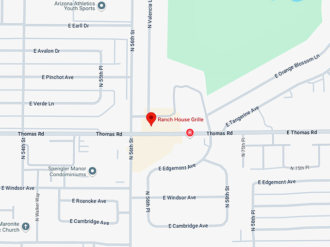 ranch house grille map