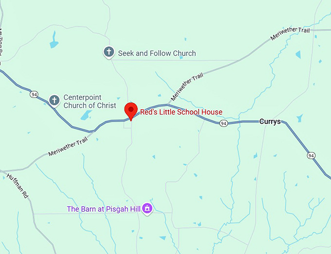 16. red's little school house map