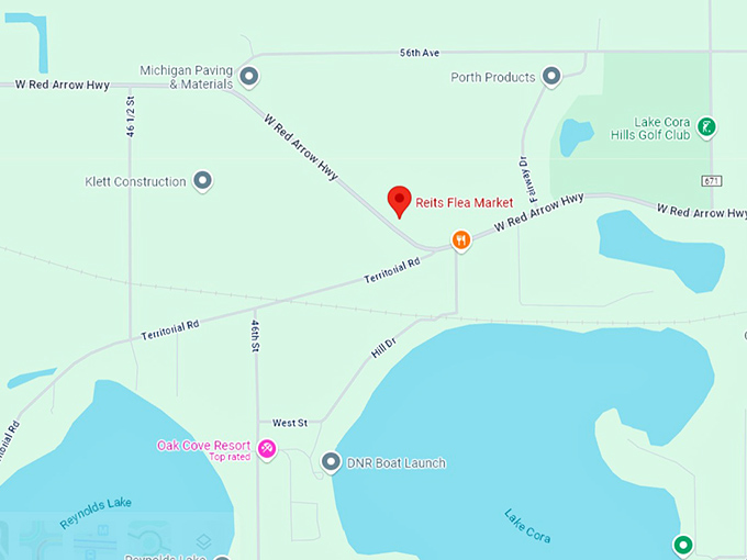 16. reits flea market map