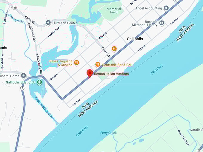 16. remo's italian hotdogs map
