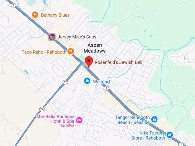 16. rosenfeld's jewish deli map