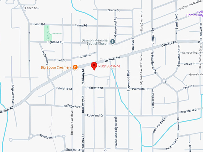 16. ruby sunshine map