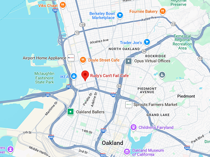 16. rudy's can't fail cafe map