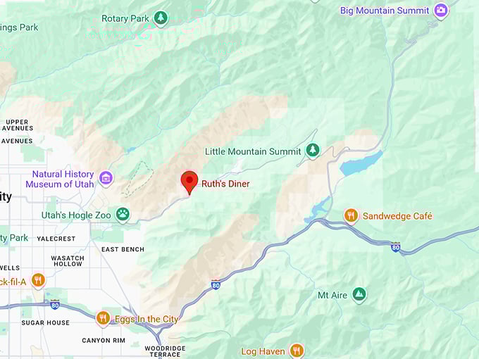 16. ruth's diner map