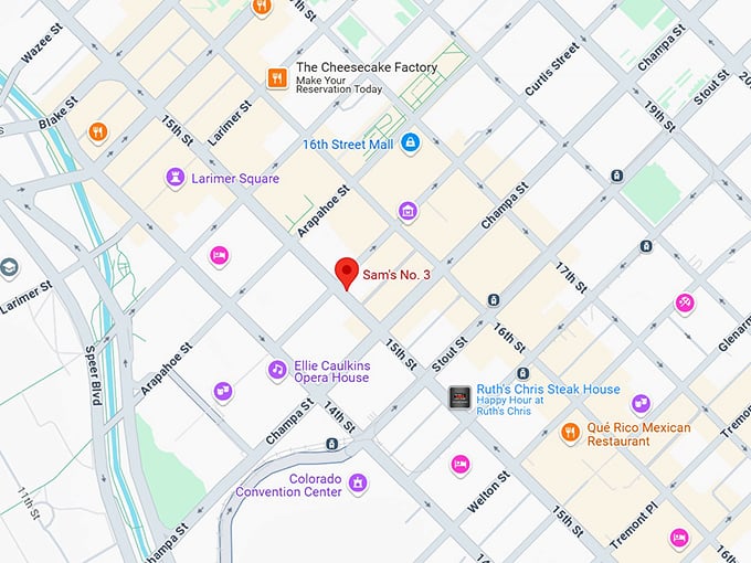 Where: 1500 Curtis Street, Denver, CO 80202