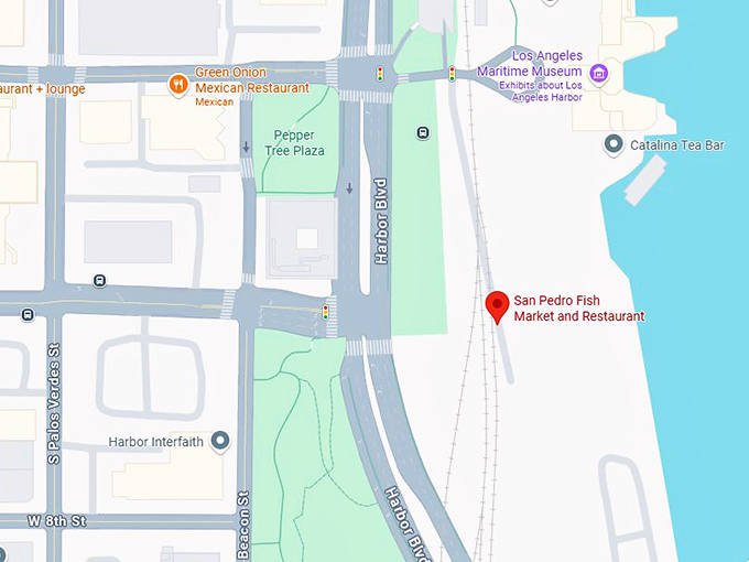 16. san pedro fish market and restaurant map