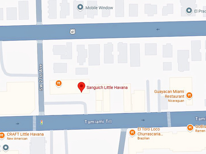 16. sanguich little havana map