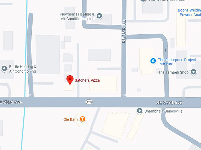 16. satchel's pizza map