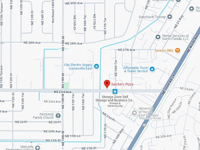 16. satchel's pizza map