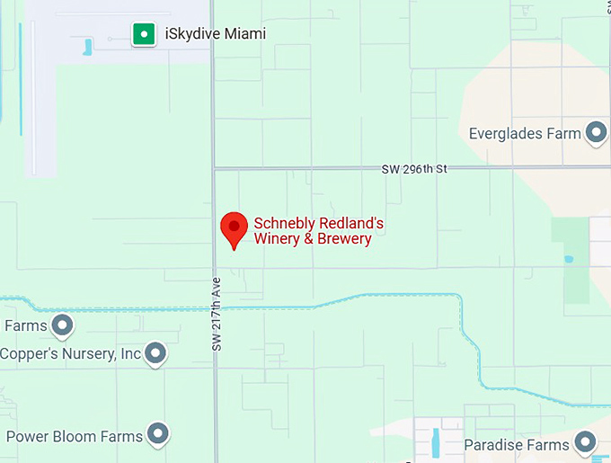 16. schnebly redland's winery map