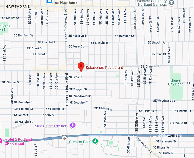 16. sckavone's restaurant map