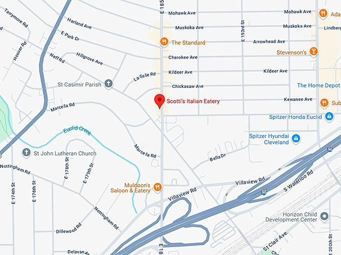 16. scotti's italian eatery map