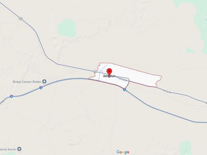 16. seligman az map
