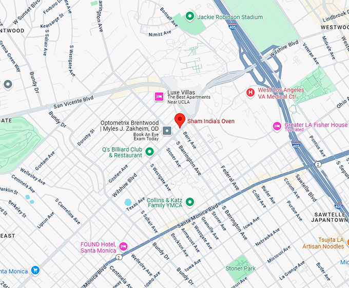 16. sham india's oven map