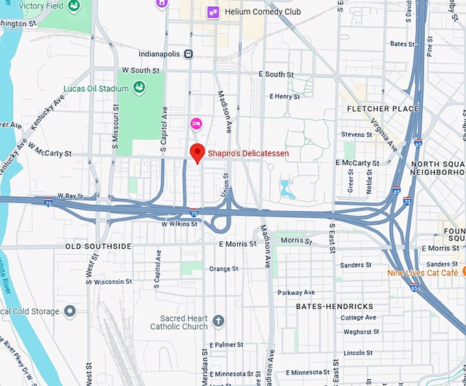 16. shapiro's delicatessen map