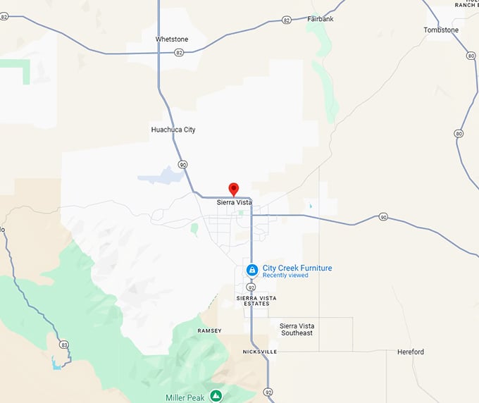 16. sierra vista map